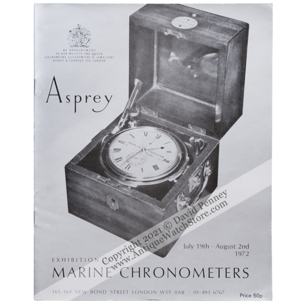 ASPREY – Marine Chronometers – David Penney’s ANTIQUE WATCH STORE