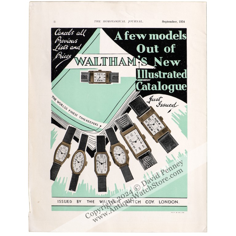 Watches – David Penney’s ANTIQUE WATCH STORE