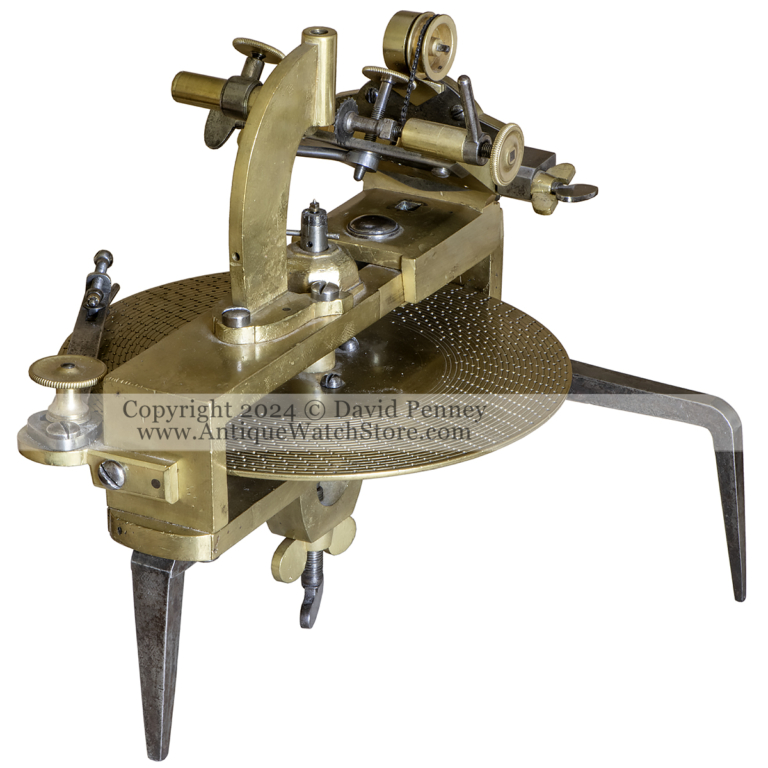 LANCASHIRE Watch Wheel Cutting Engine – David Penney’s ANTIQUE WATCH STORE