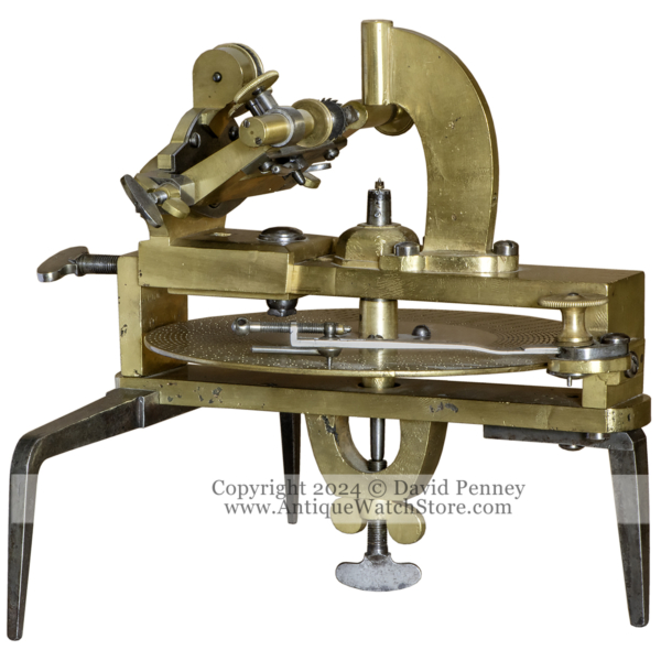 LANCASHIRE Watch Wheel Cutting Engine – David Penney’s ANTIQUE WATCH STORE