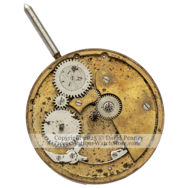 Rare rough movement – French or Swiss work – David Penney’s ANTIQUE ...