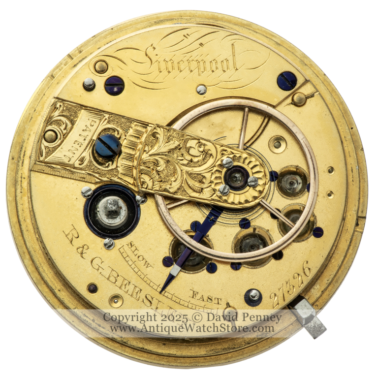 R & G BEESLEY, Liverpool. No 27326 – David Penney’s ANTIQUE WATCH STORE