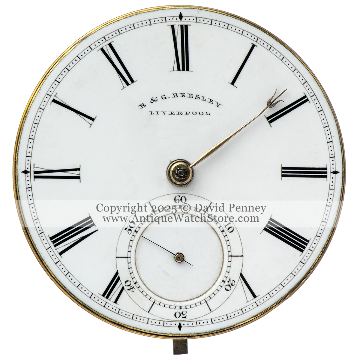 R & G BEESLEY, Liverpool. No 27326 – David Penney’s ANTIQUE WATCH STORE