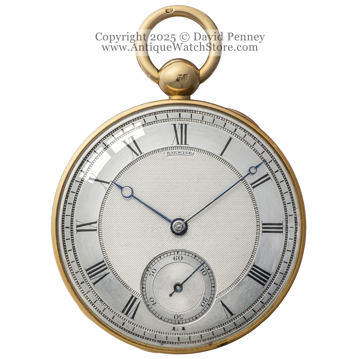 BARWISE, London. No 7914 – David Penney’s ANTIQUE WATCH STORE