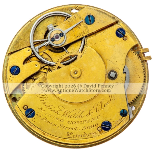 BRITISH WATCH & CLOCK MAKING Company (INGOLD), 75 Dean Street, London ...